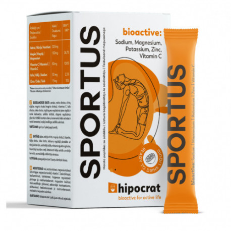 Biofarmacija Hipocrat Sportus Liquid Geriamasis maisto papildas 14 vnt ...