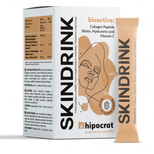 Biofarmacija Hipocrat Skindrink Liquid Geriamasis maisto papildas 14 ...