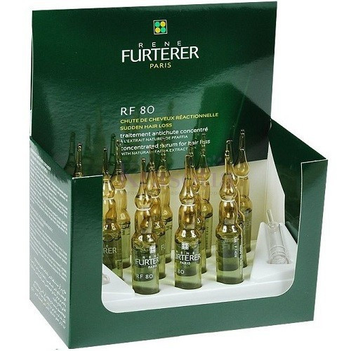 Rene Furterer RF 80 reakcinį plaukų slinkimą mažinantis serumas 12 vnt.