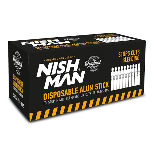 Nishman Disposable Alum Stick Vienkartinės alūno lazdelės 24x20 vnt.