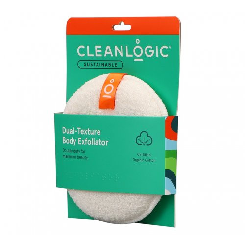 Cleanlogic Sustainable Dual-Texture Body Scrubber Kūno šveitimo kempinė ...