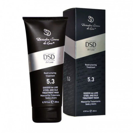 DSD de Luxe Steel And Silk Treatment Mask Intensyvi atstatomoji kaukė ...