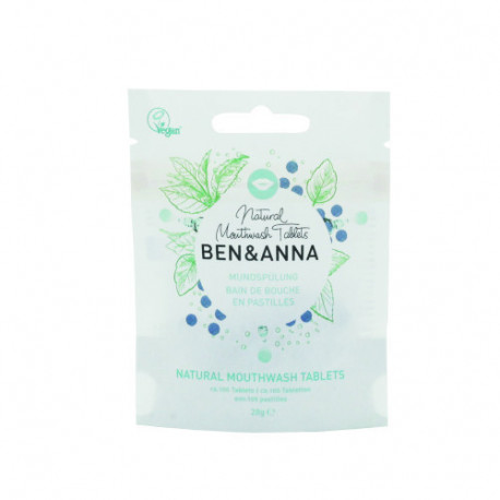 Ben&Anna Natural Mouthwash Tablets Tabletės burnos skalavimui 100 tab.
