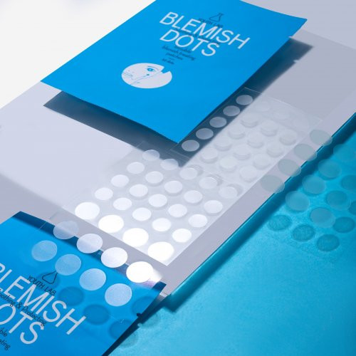 Youth Lab. Blemish Dots Invisible Blemish Treating Patches Pleistrai ...