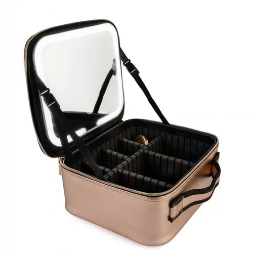 OSOM Professional Cosmetic Case With Lighted Mirror Lagaminas ...