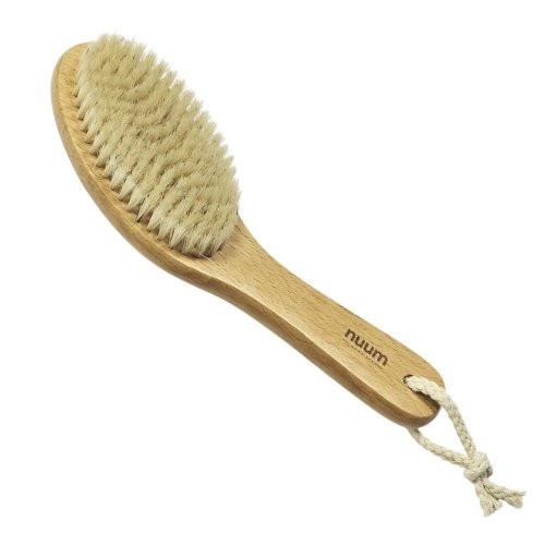 Nuum Cosmetics Curved Handle Body Brush Kūno šveitimo šepetys 1 vnt.