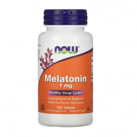 NOW Foods Melatonin 1mg Complex Melatoninas 100 tab.