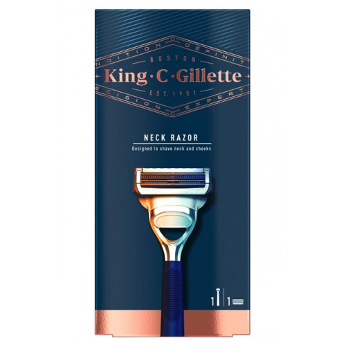 Gillette King C. Gillette Neck Razor Dviašmenis skustuvas 1 vnt.