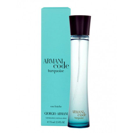 Giorgio Armani Code Turquoise Tualetinis vanduo moterims 75ml,Testeris