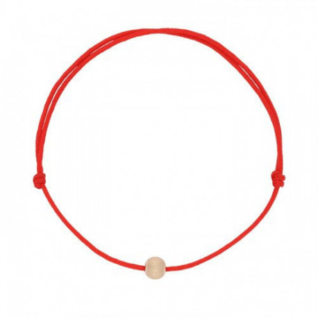 Nilly Raudona apyrankė su auksu BRG 003 0.42g