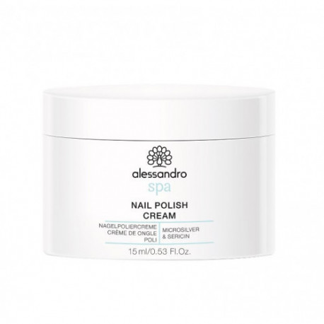 Alessandro SPA Nail Polish Cream Nagų kremas su sidabru 15ml